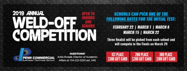 Welding Competition: 2019 Annual High School Weld-Off Competition